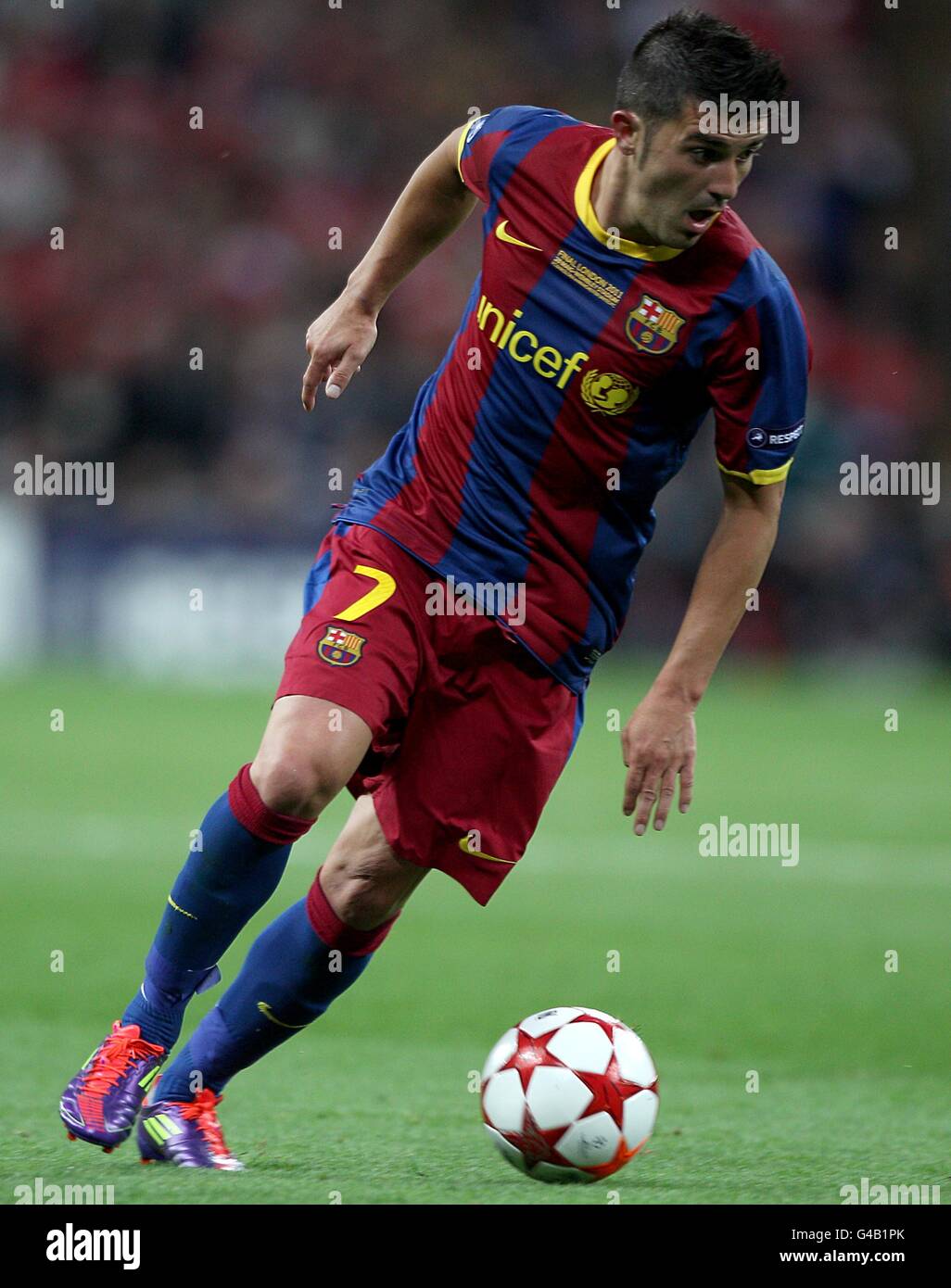 David Villa In Action Wallpaper