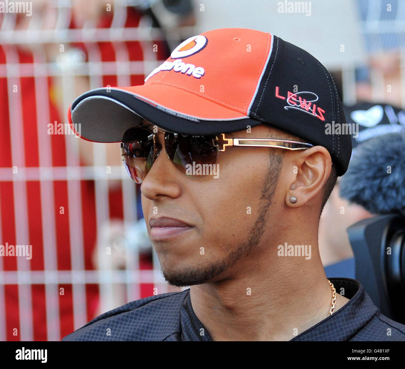 Great Britain's Lewis Hamilton of Vodafone McLaren Mercedes before the ...
