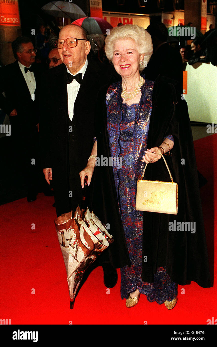 LORD AND LADY GRADE ARRIVES FOR THE 50TH BAFTA AWARDS IN LONDON Stock ...