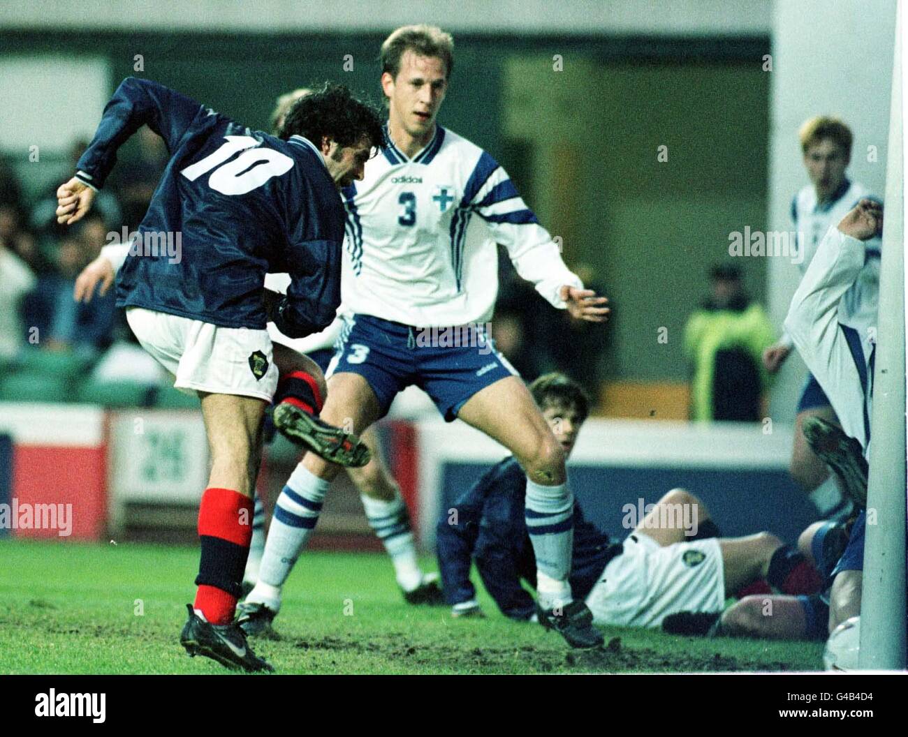 Scot/Finland Jackson goal Stock Photo - Alamy