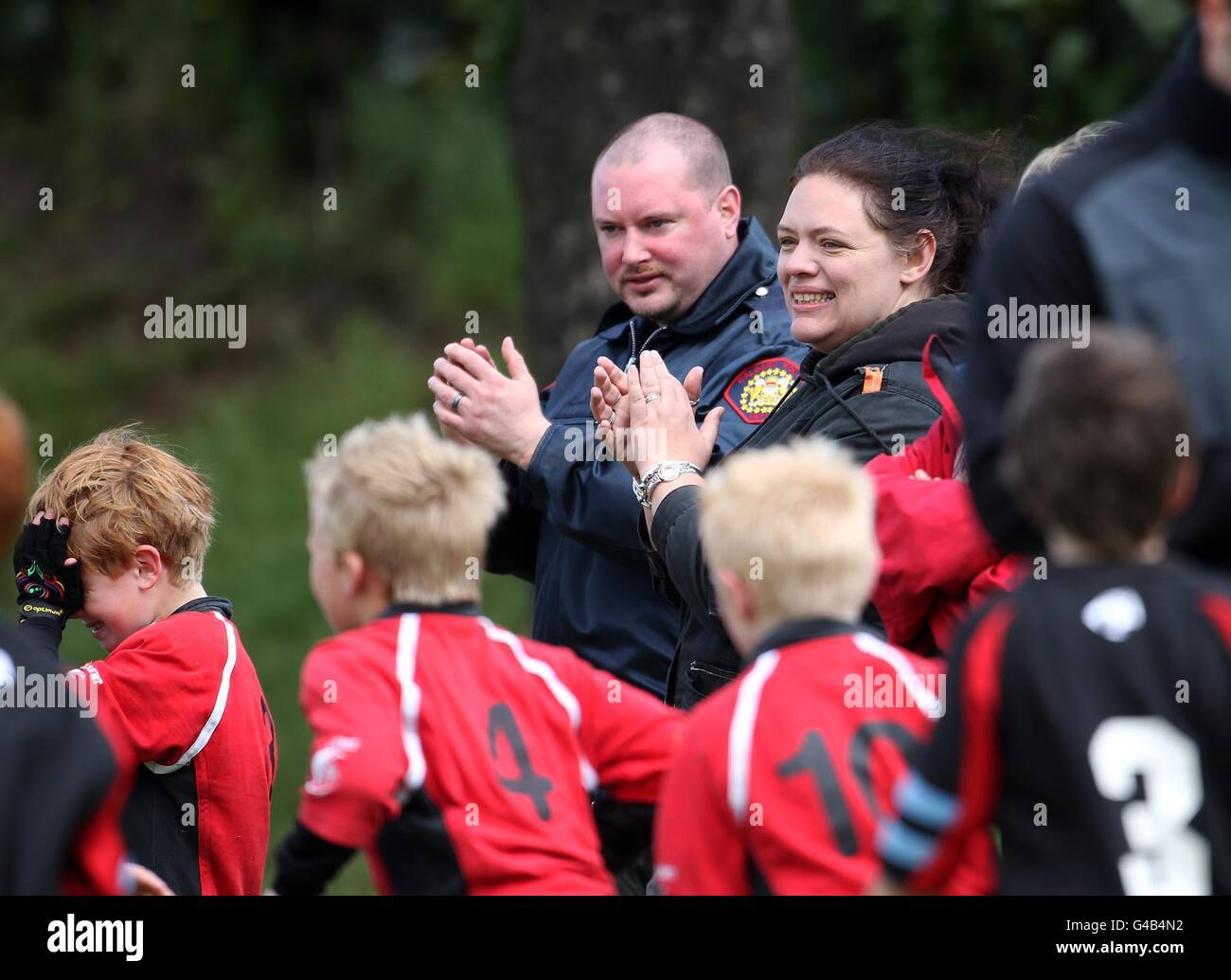Rugby Union - Forrester Mini Tournament - Craigmount HS. Parents watch ...