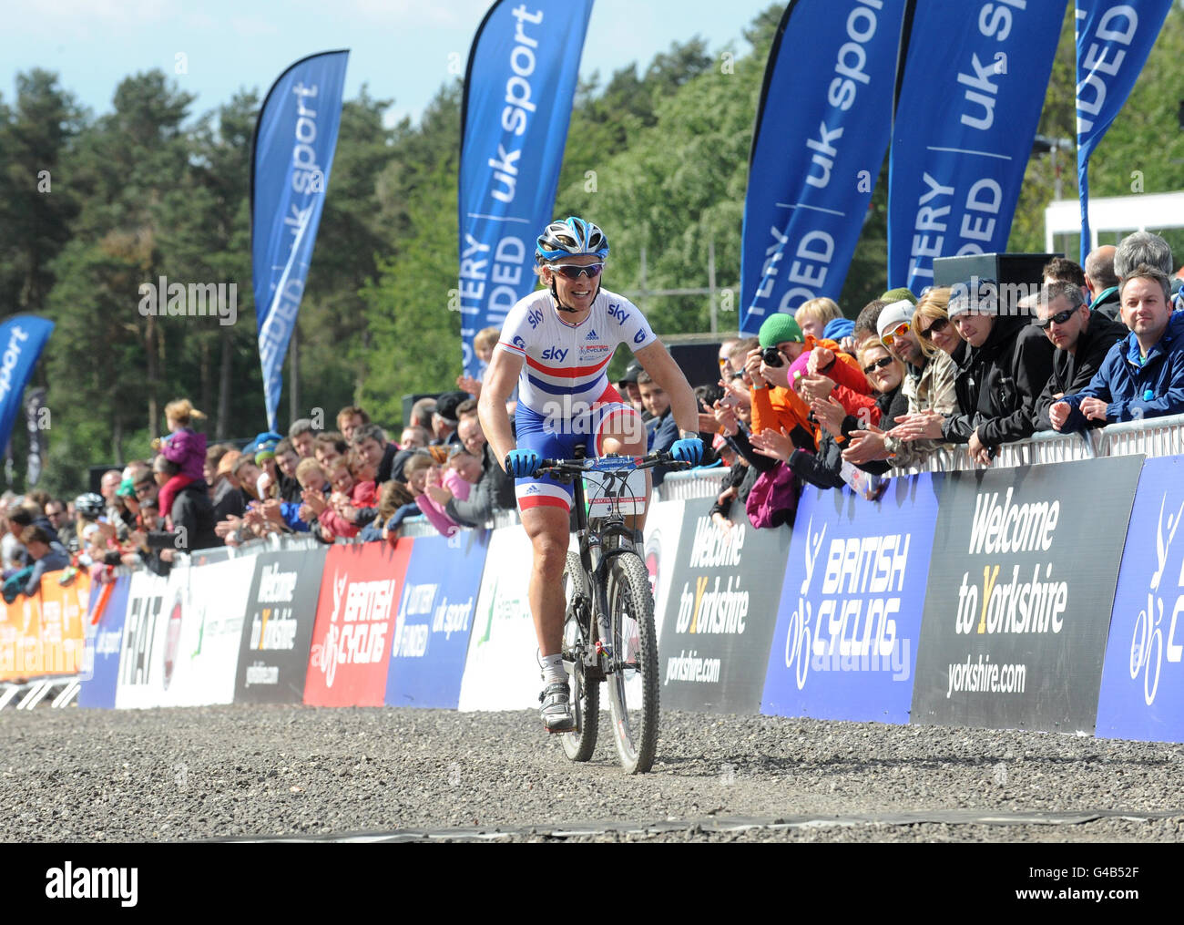 Great Britain's Liam Killeen finishes the Men's Elite Cross Country ...