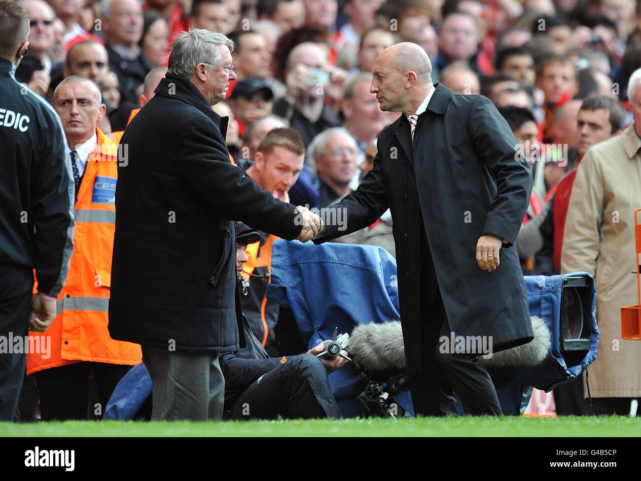 Blackpool manager ian holloway after the final whistle hi-res stock ...