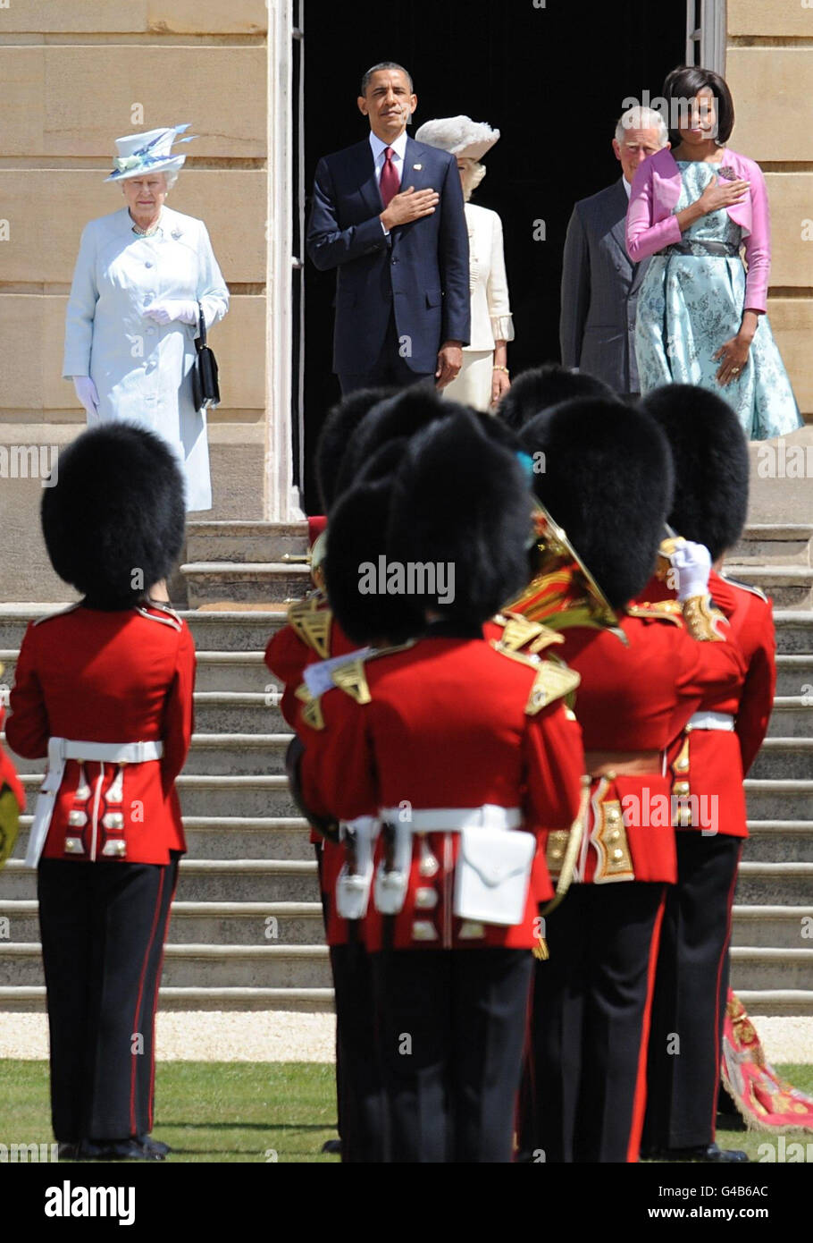 President Obama state visit to UK- Day One Stock Photo - Alamy