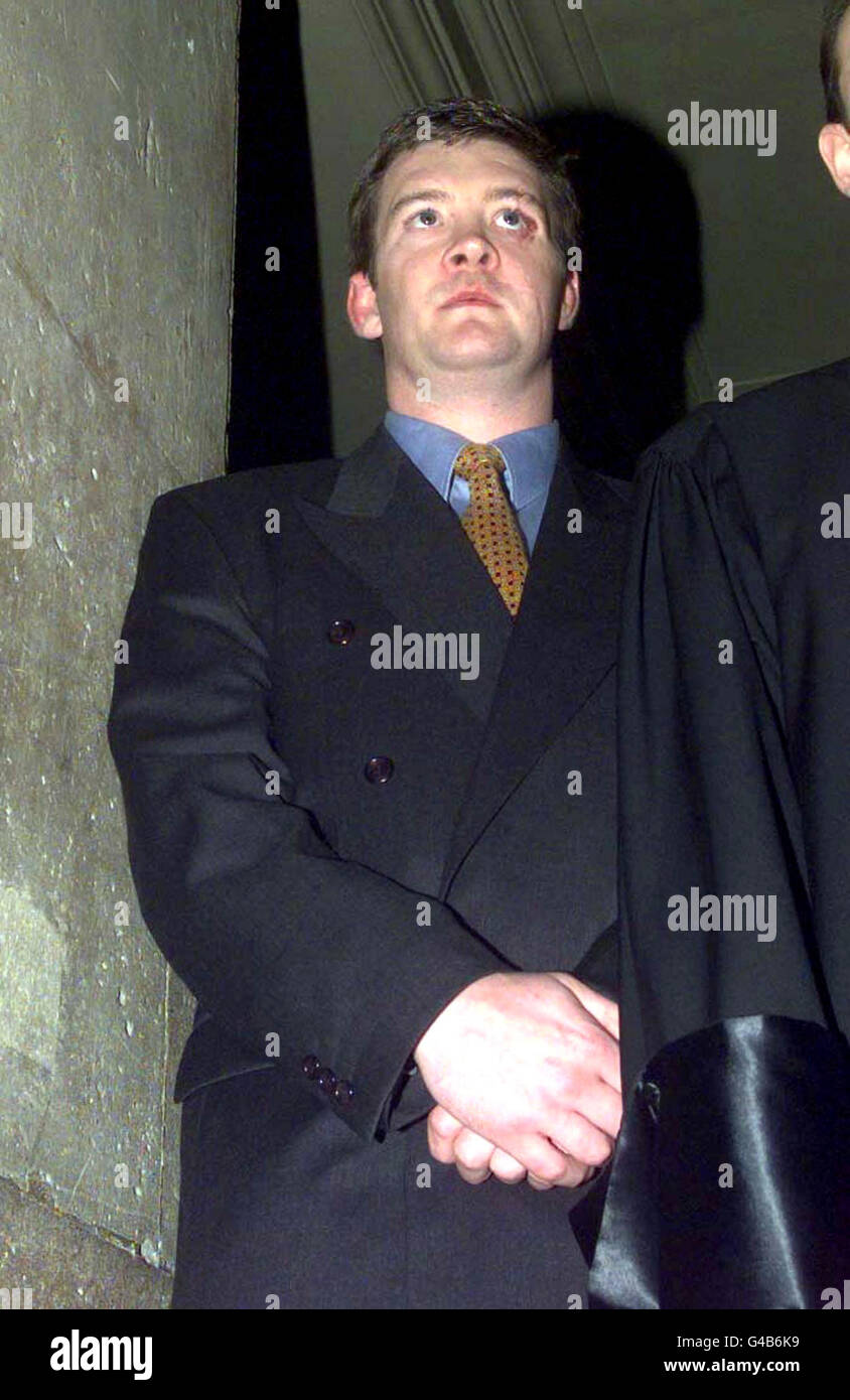 Bodyguard Trevor Rees-Jones at the Palais de Justice Paris today ...