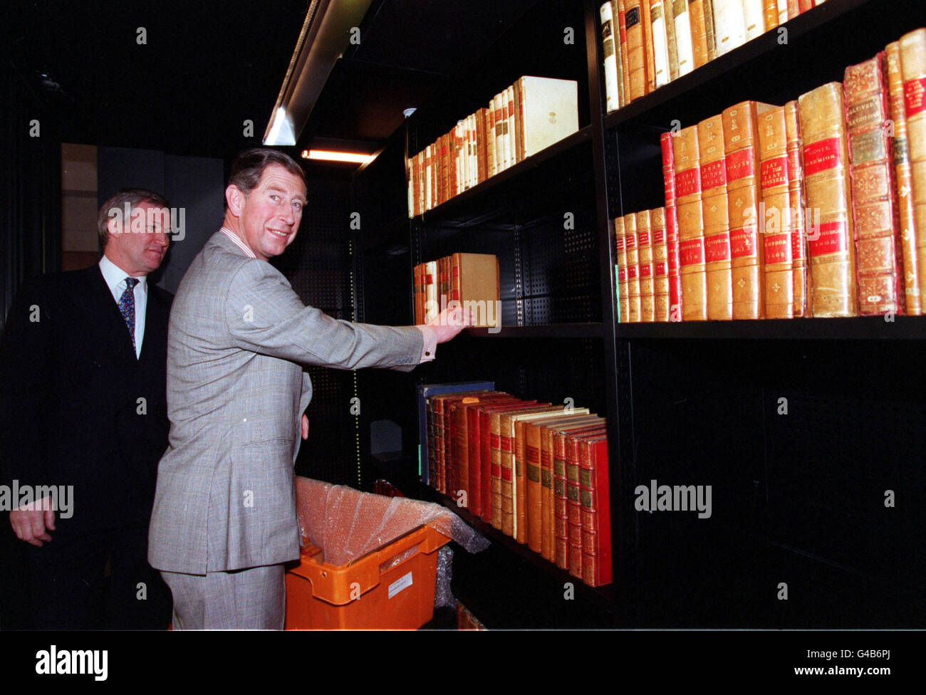 LIBRARY Prince Charles 3 Stock Photo - Alamy