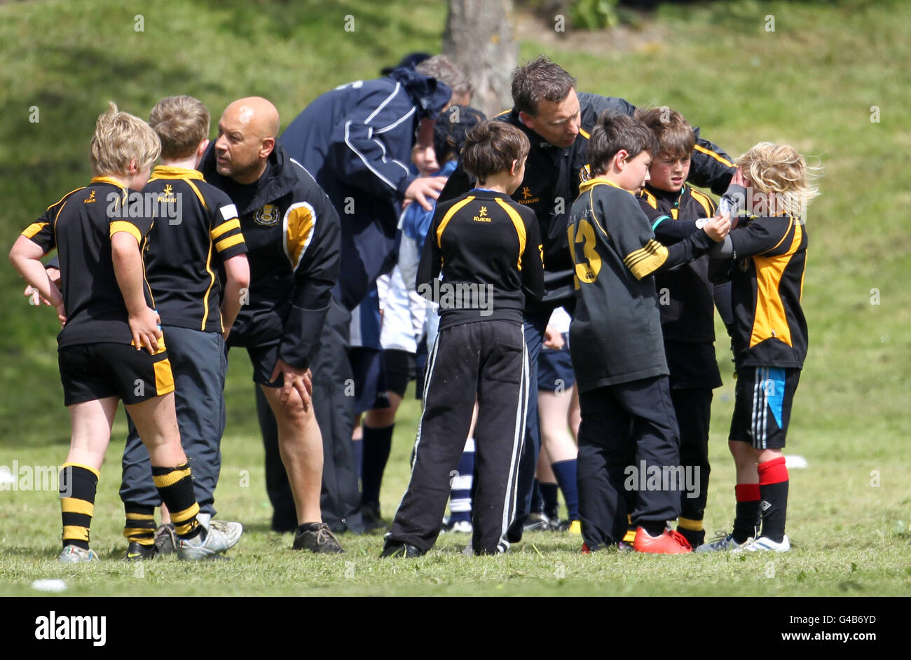 Rugby Union - Forrester Mini Tournament - Craigmount HS Stock Photo - Alamy