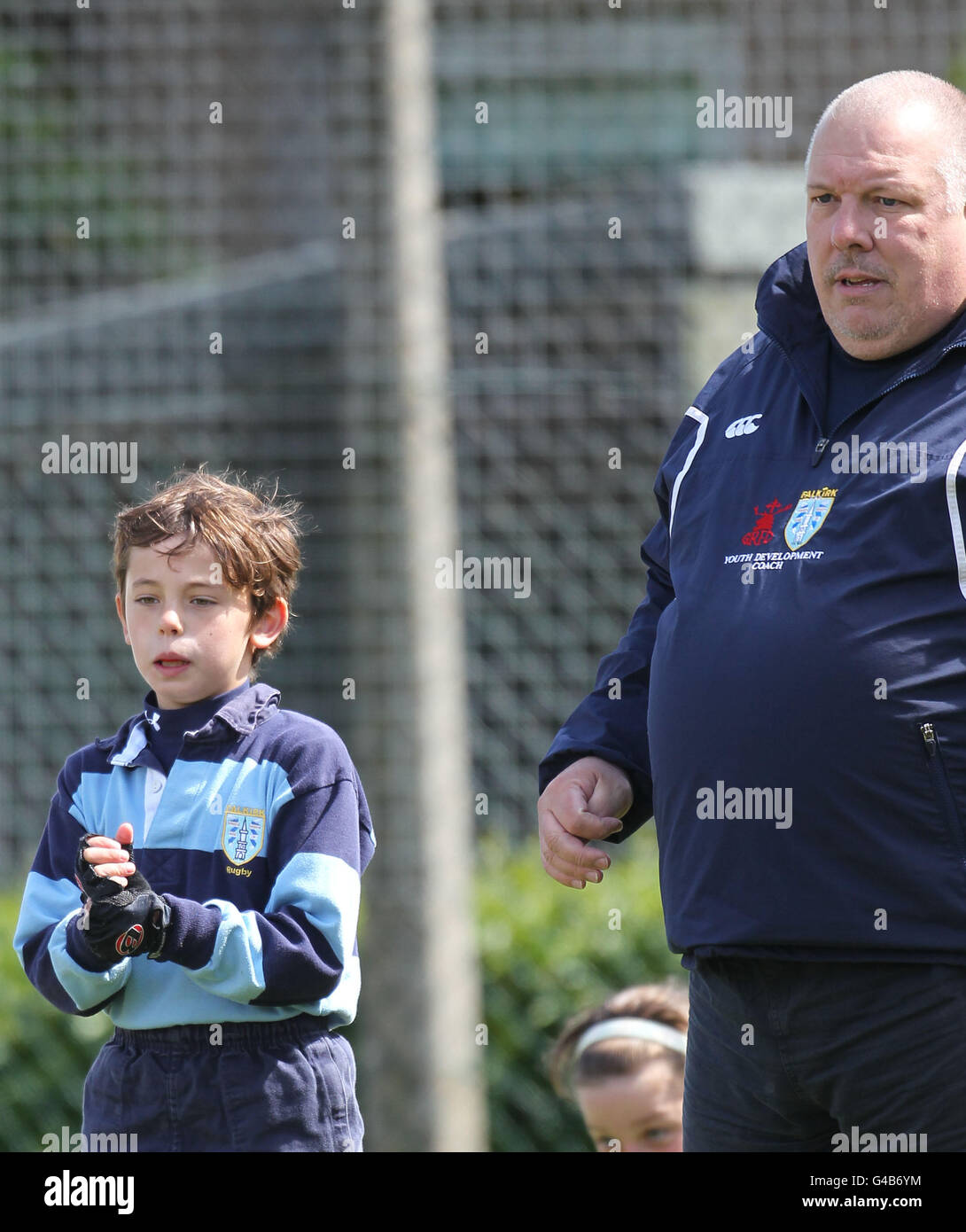 Kids enjoy playing rugby during the Forrester Mini Tournament at ...
