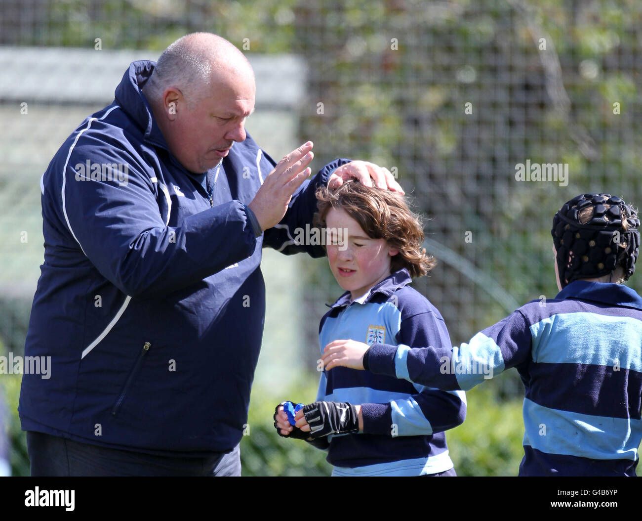 Kids enjoy playing rugby during the Forrester Mini Tournament at ...