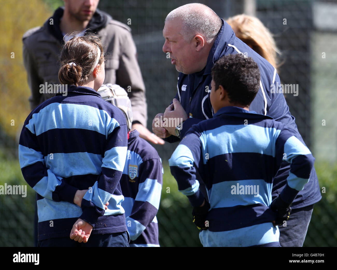 Kids enjoy playing rugby during the Forrester Mini Tournament at ...