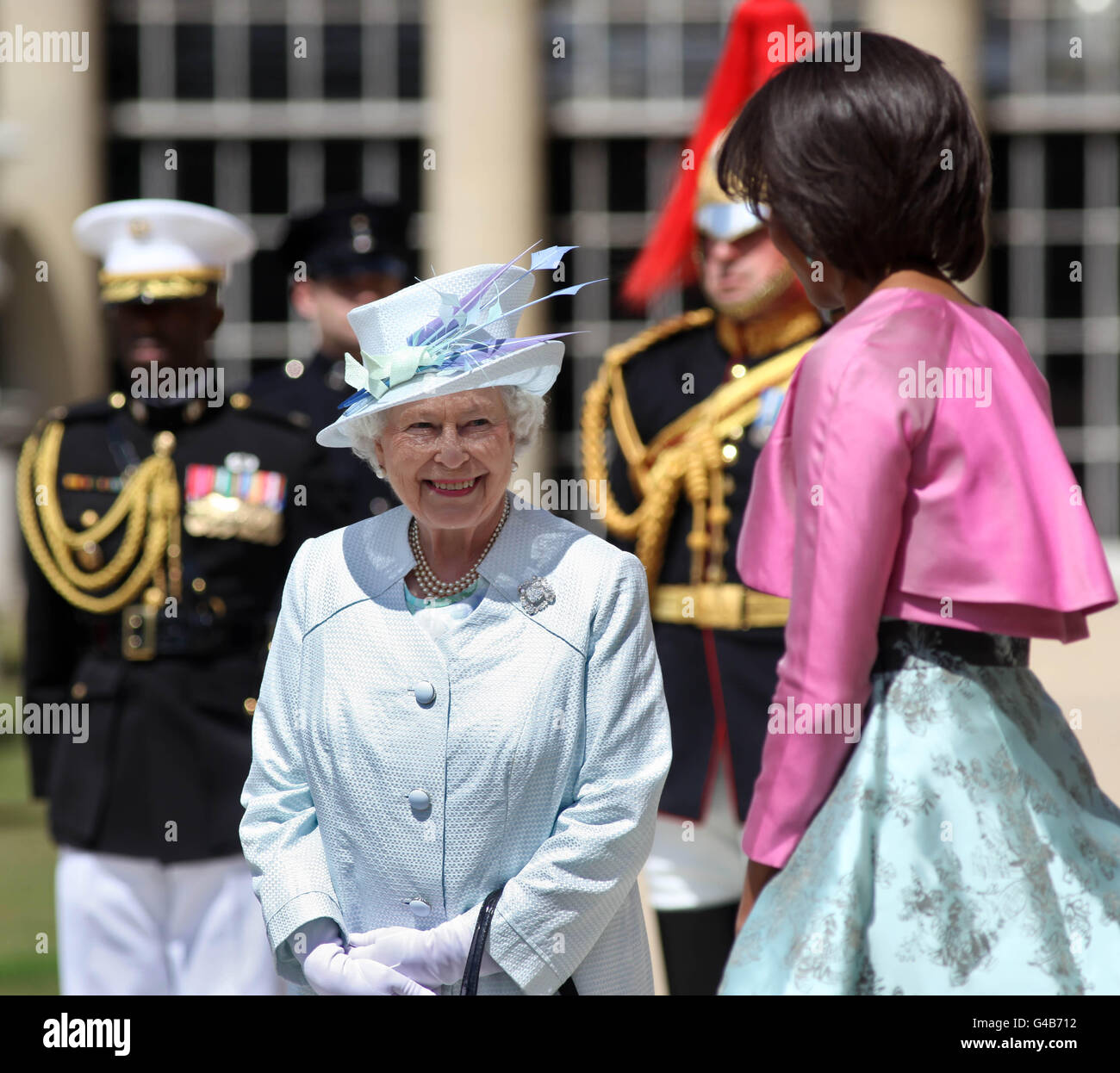 President Obama state visit to UK- Day One Stock Photo - Alamy
