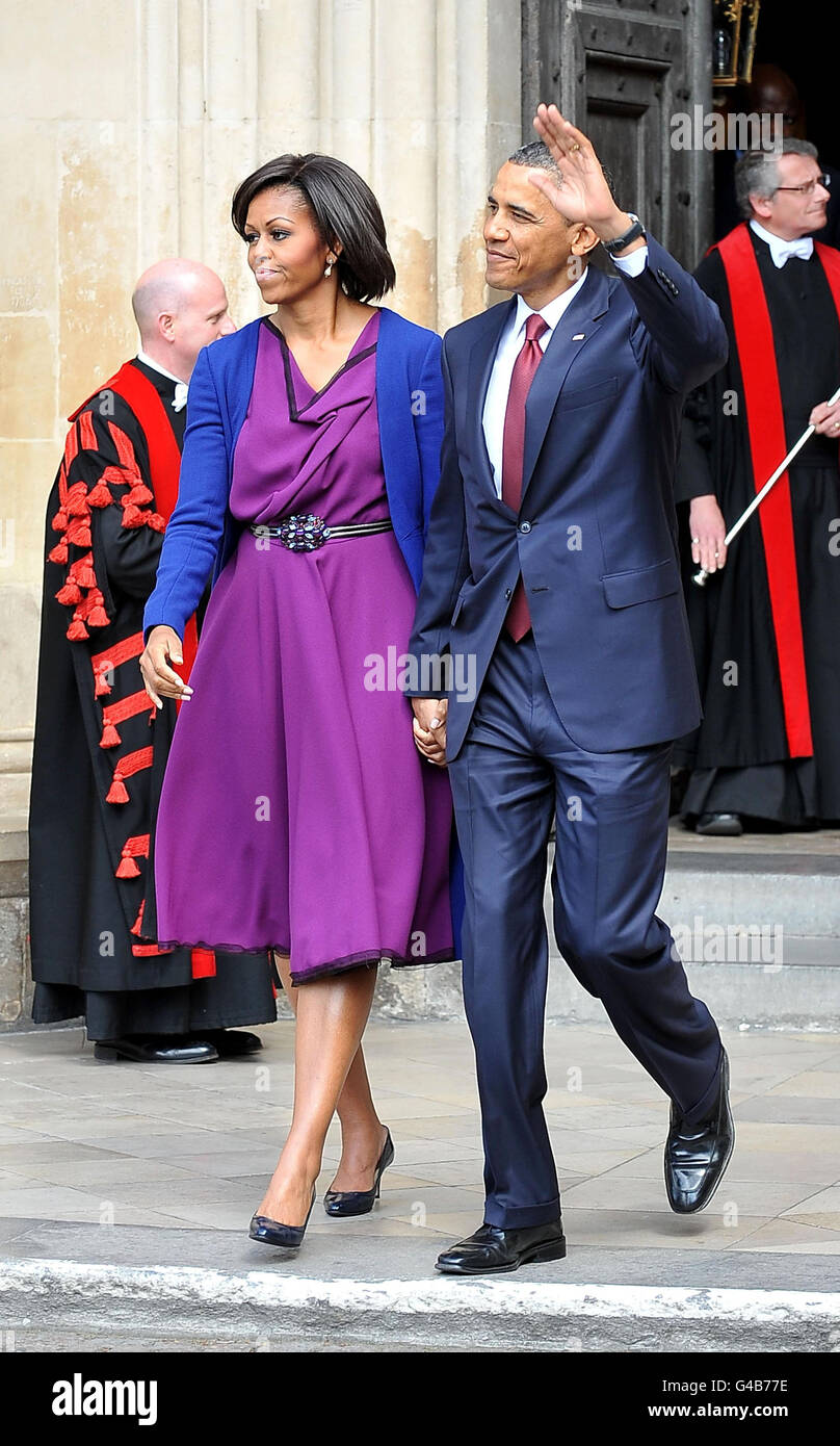 President Obama state visit to UK- Day One Stock Photo - Alamy