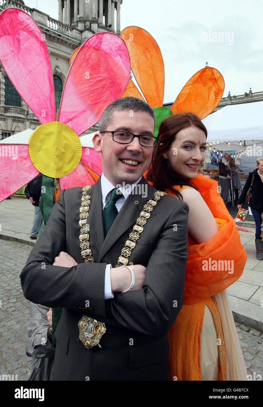 Belfast's new Lord Mayor Stock Photo - Alamy