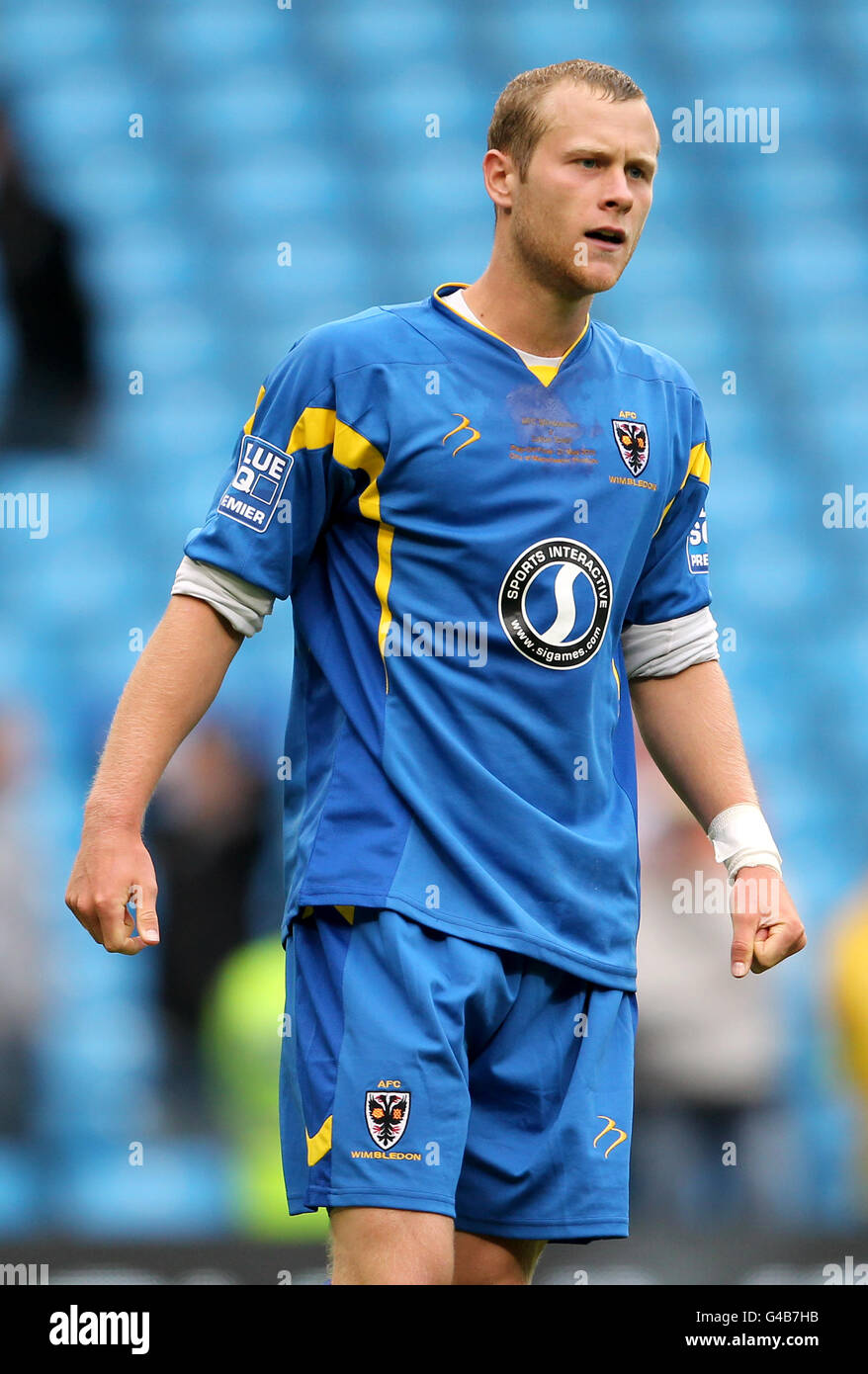 Manchester city v wimbledon hi-res stock photography and images - Alamy