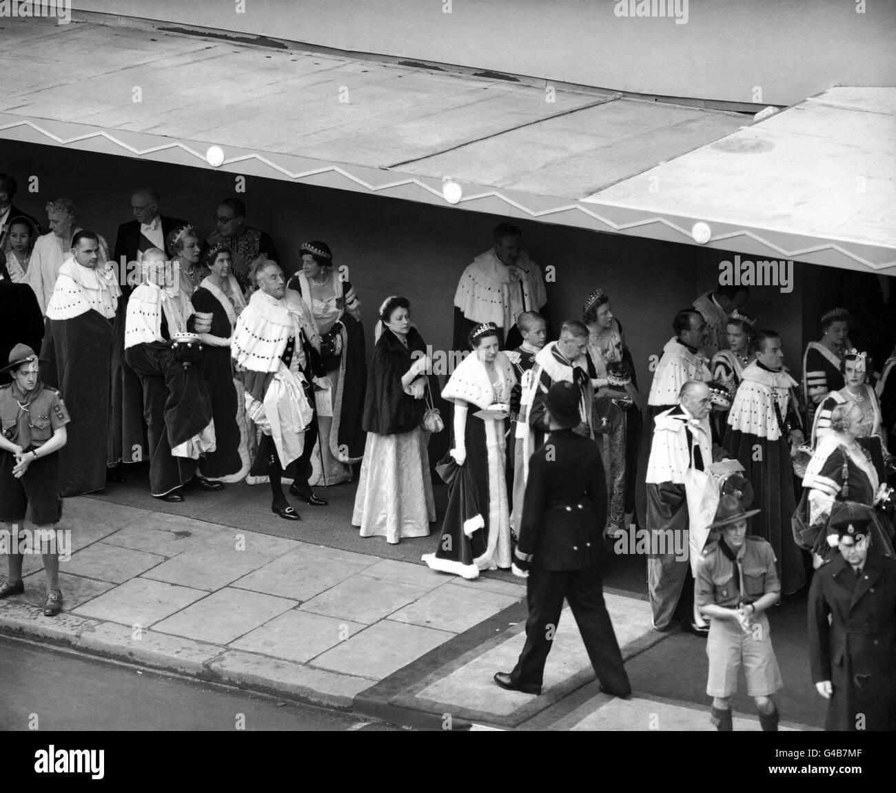 Royalty - Coronation of Queen Elizabeth II - London Stock Photo - Alamy