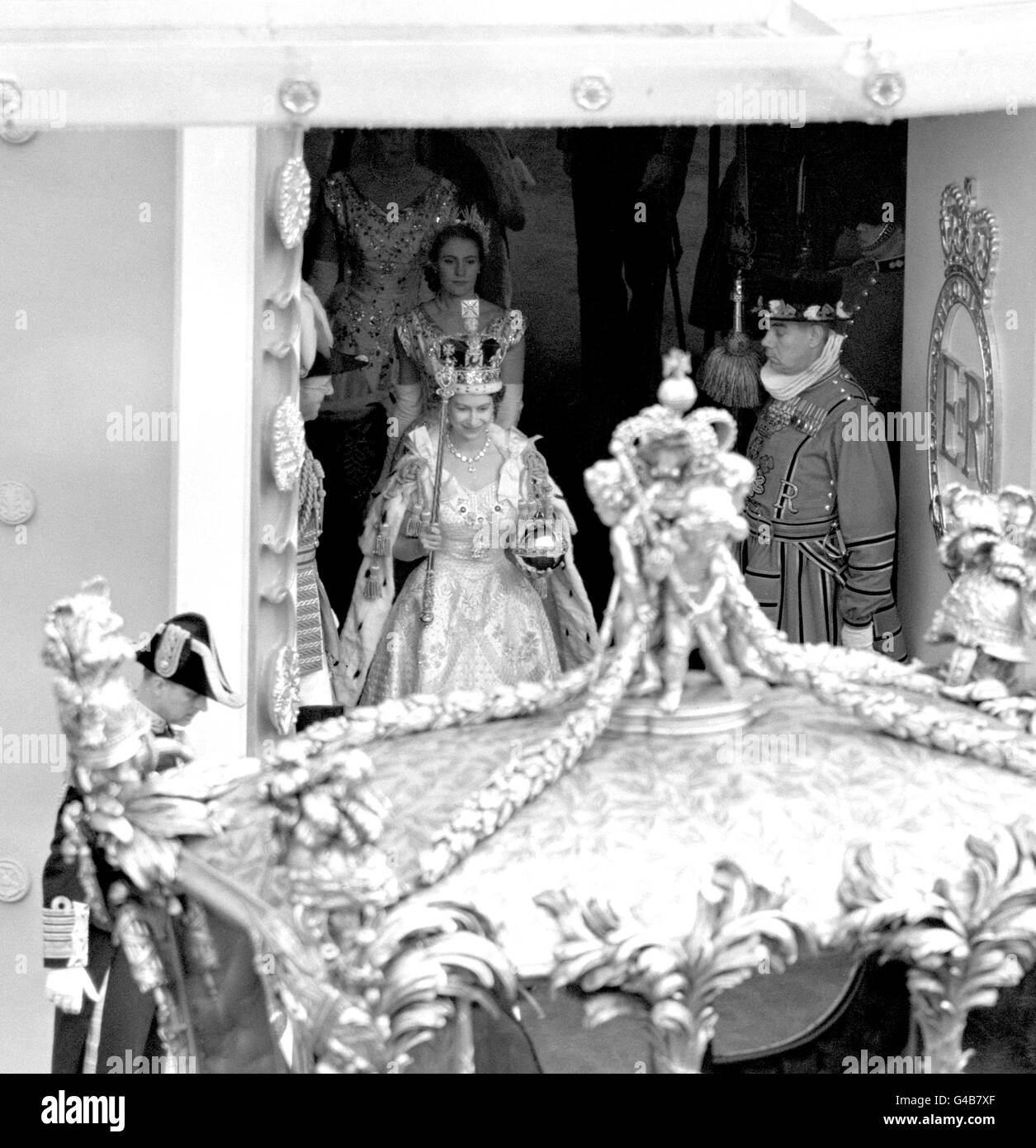 Royalty - Coronation of Queen Elizabeth II - London Stock Photo - Alamy