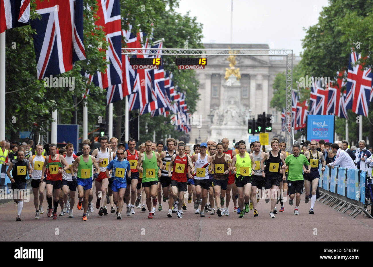 Athletics - LOCOG Test Programme - Marathon - London Stock Photo - Alamy