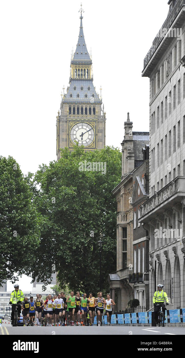 Athletics locog test programme marathon london hi-res stock photography ...