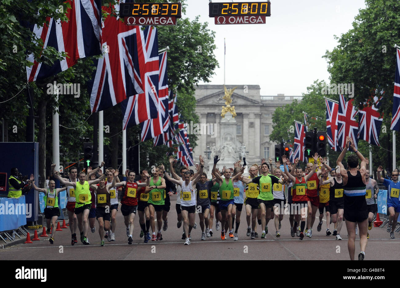 Athletics - LOCOG Test Programme - Marathon - London Stock Photo - Alamy