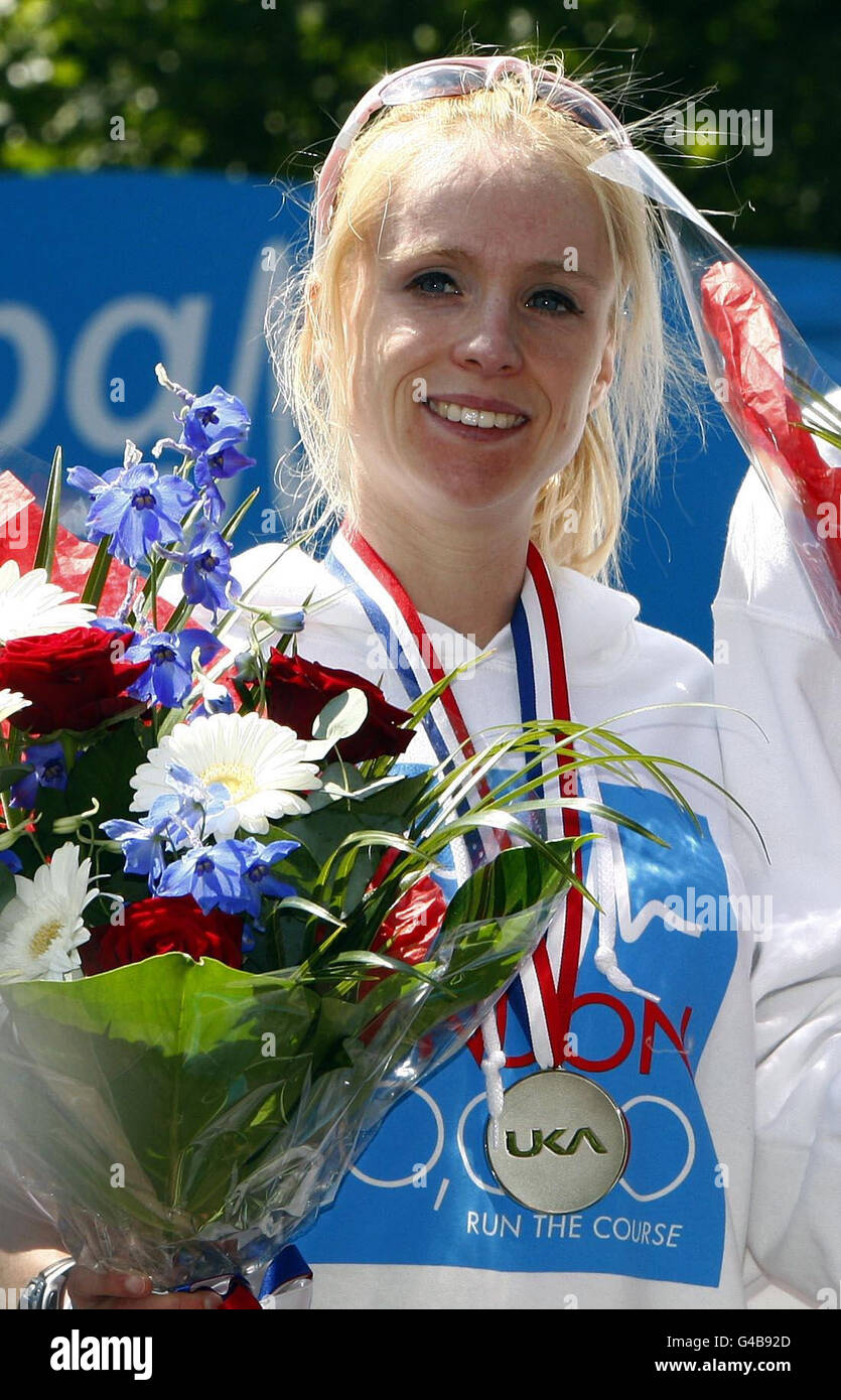 Gemma Steel who finished second during the BUPA 10km Race in London ...