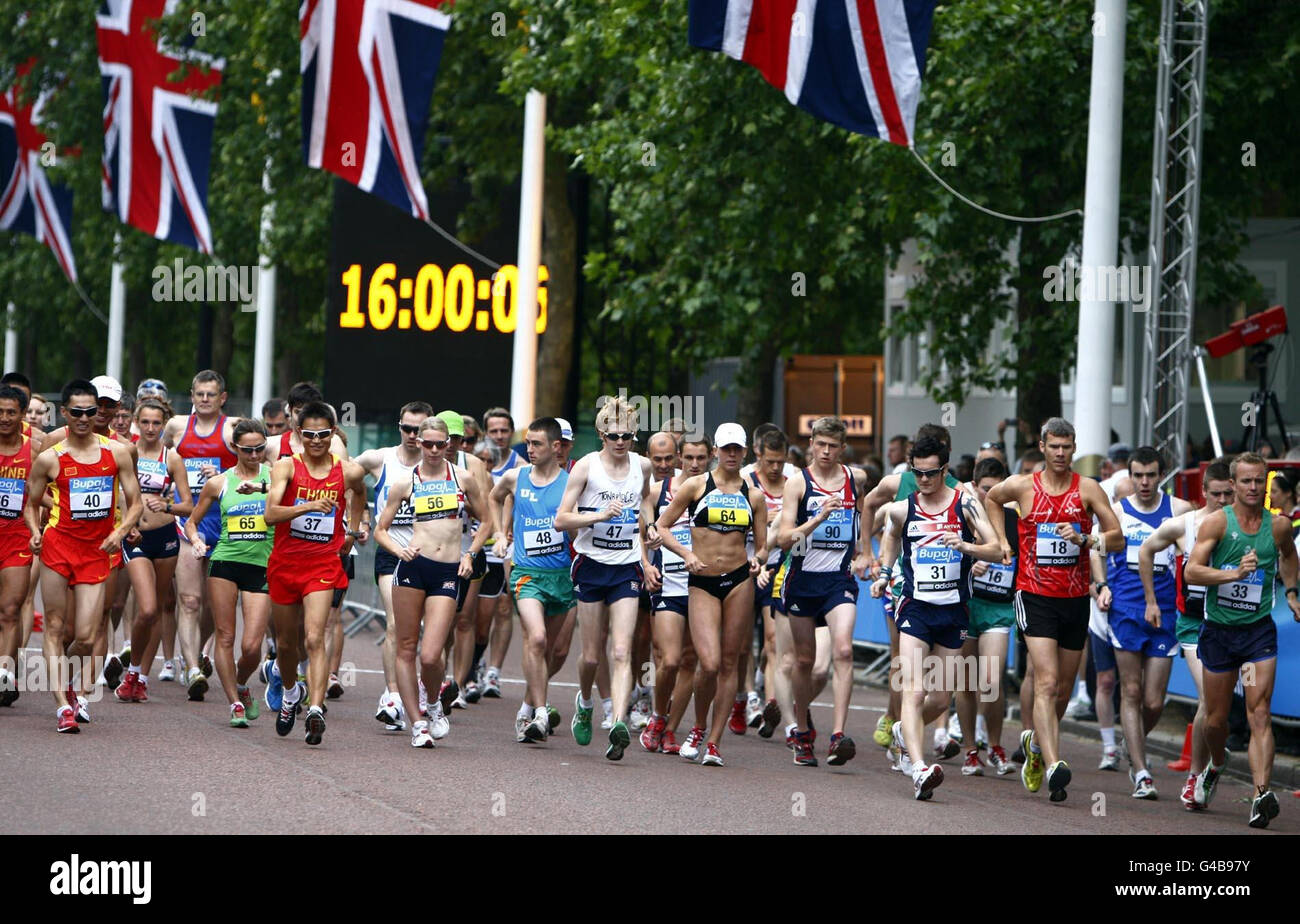 Athletics - LOCOG Test Programme - Race Walk - London Stock Photo - Alamy