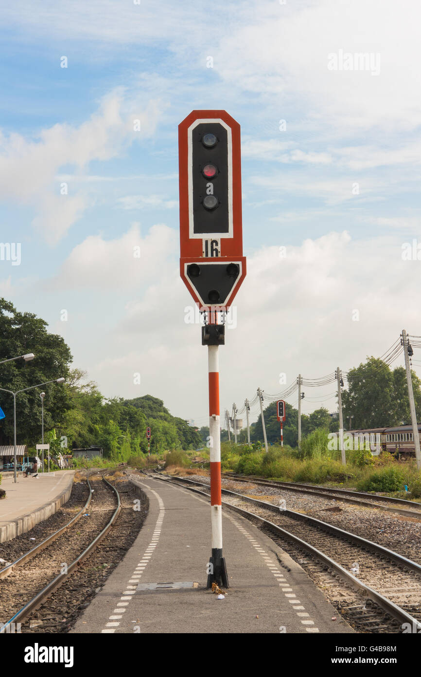 Railway signalling hi-res stock photography and images - Alamy