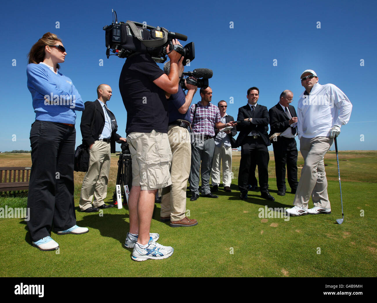 2003 open champion ben curtis photocall hi-res stock photography and ...