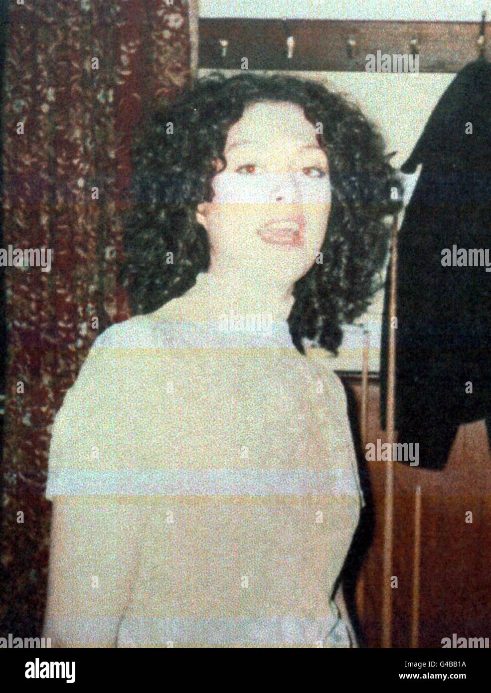 Undated file picture of missing nurse Elizabeth Johnson who disappeared ...