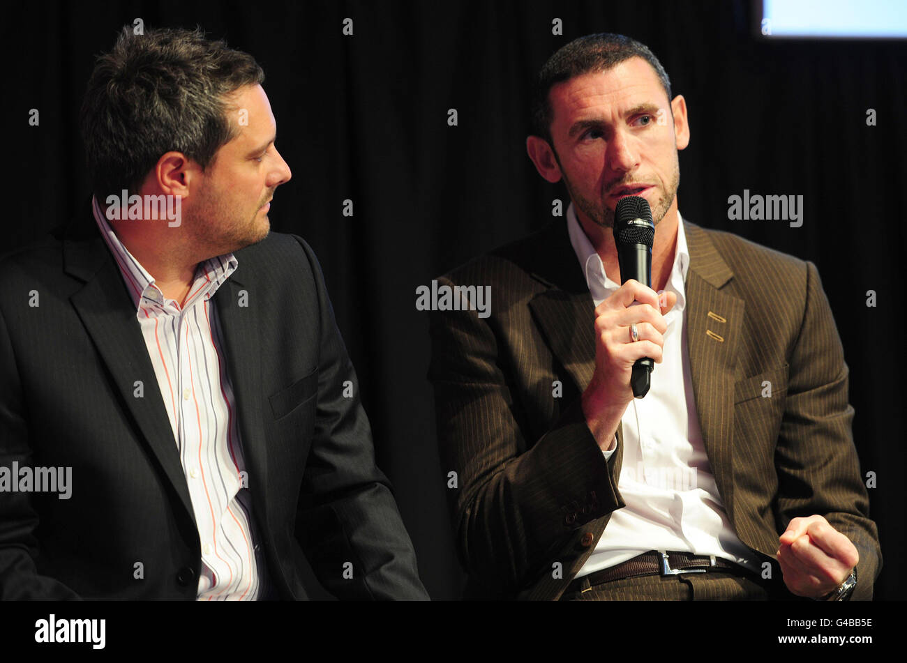 England players visit millbrook testing facility hi-res stock ...