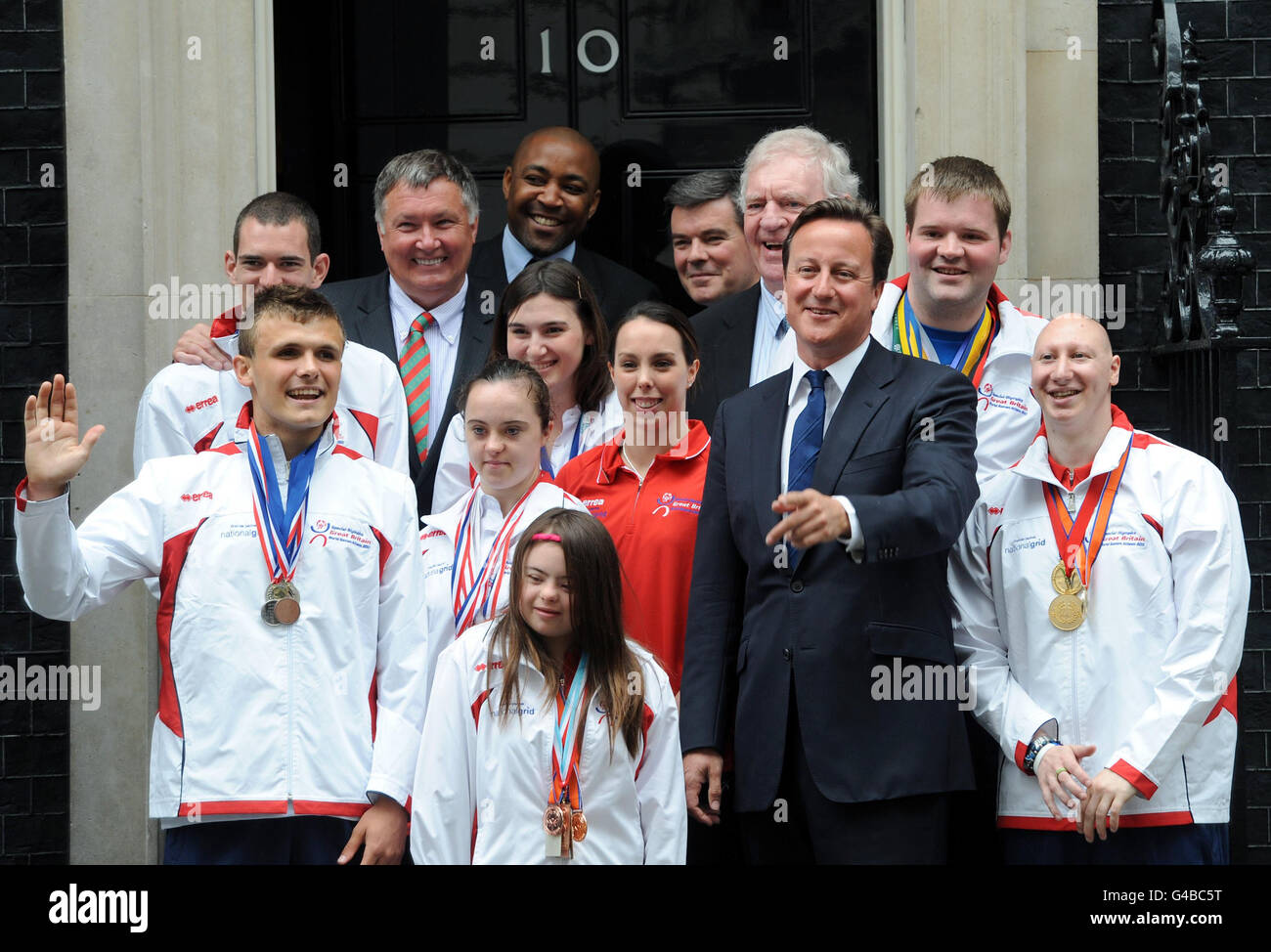 Prime Minister David Cameron and world-champion gymnast Beth Tweddle ...