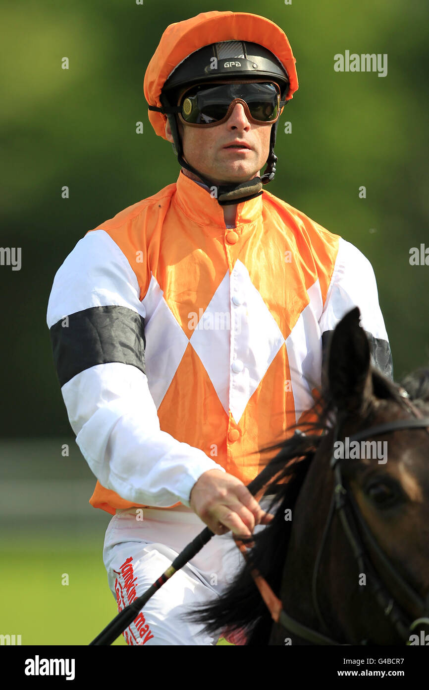 Jockey dane oneill at nottingham racecourse hi-res stock photography ...