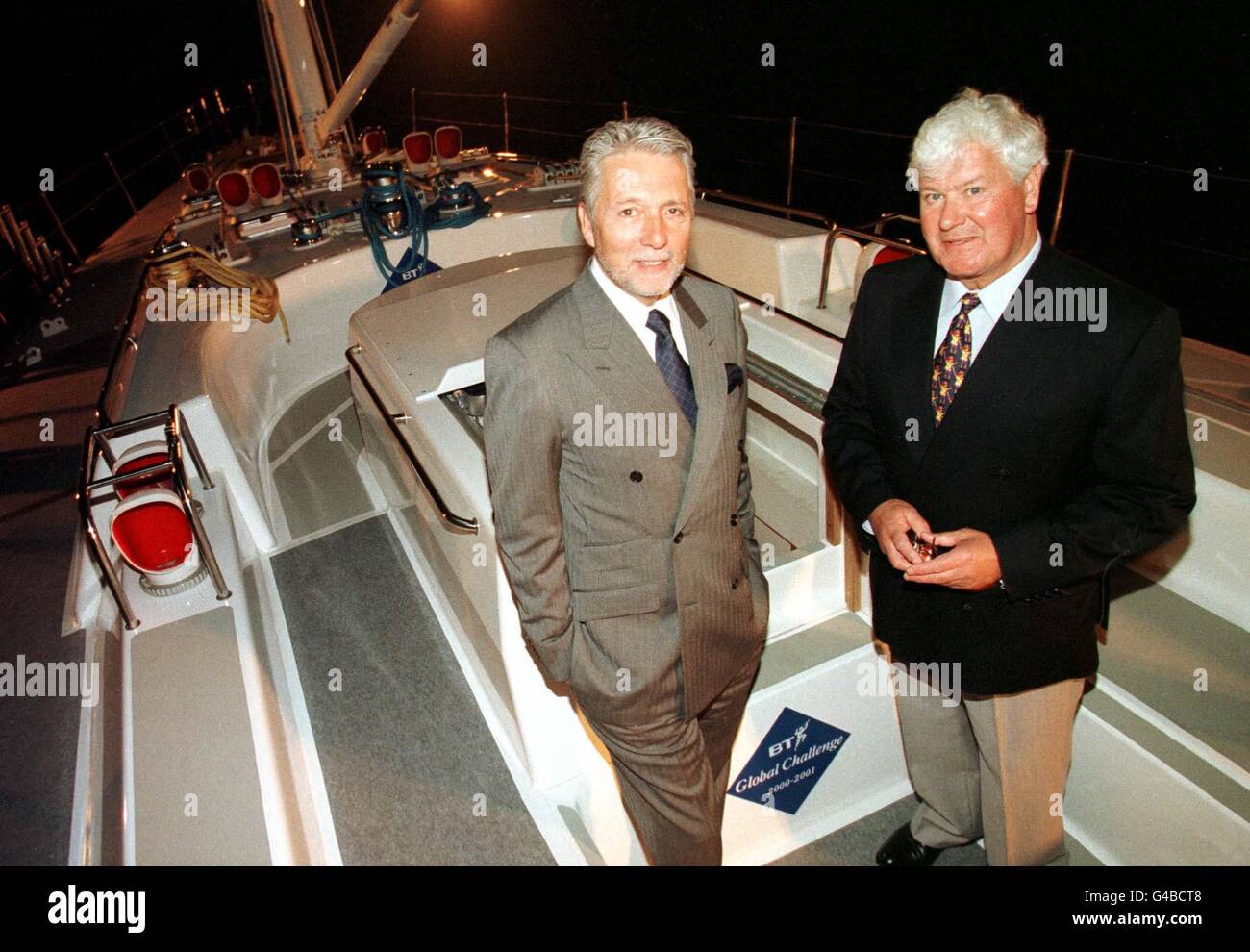 Sir Peter Bonfield (left) Chief Executive of BT and the first person to ...
