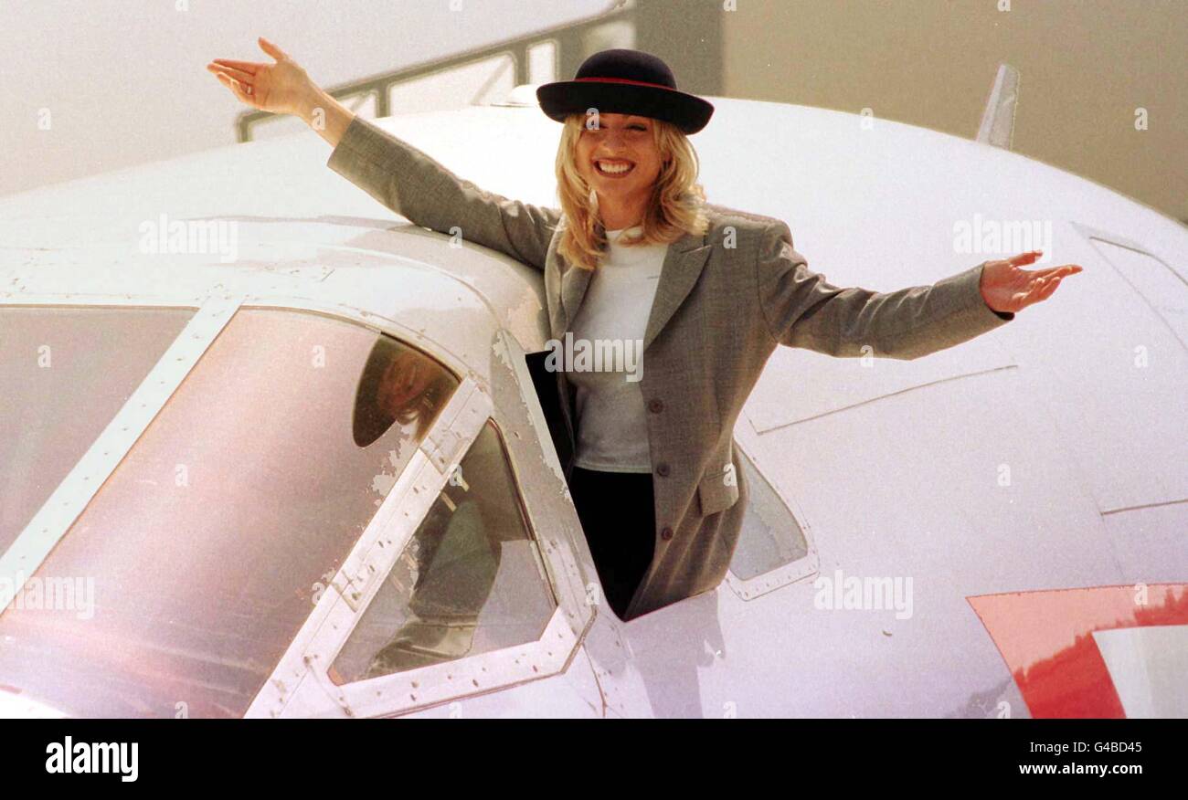 Tv presenter dani behr today tuesday launched at heathrow hi-res stock ...