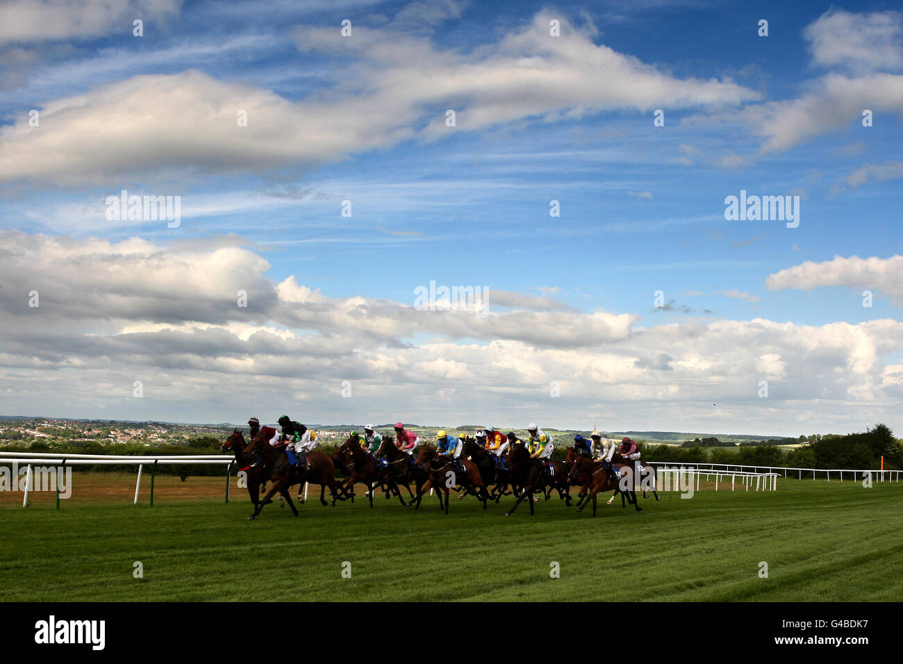 Runners riders dougland handicap hi-res stock photography and images ...