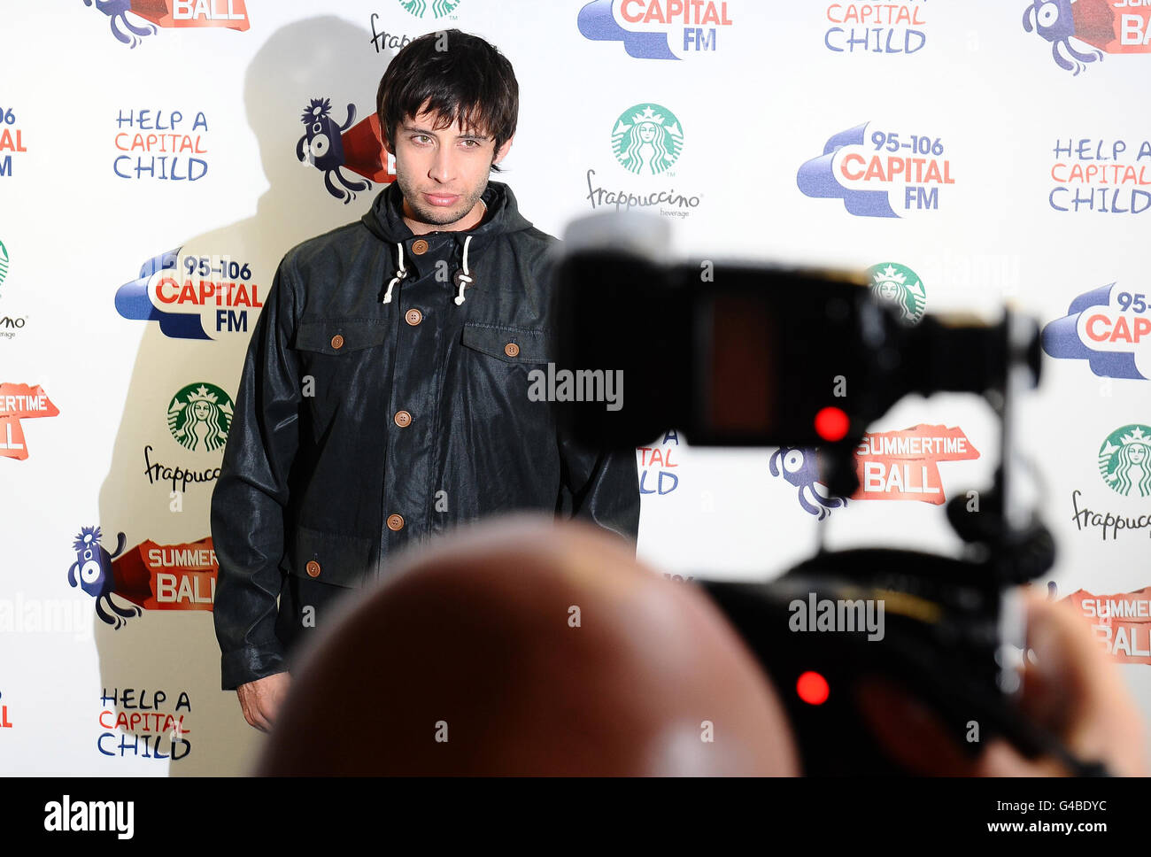 Capital FM's Summertime Ball - London. Example is seen backstage at the ...