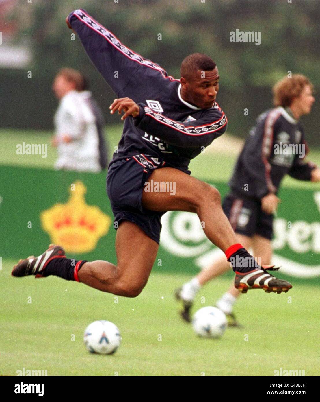 Football action les ferdinand hi-res stock photography and images - Alamy