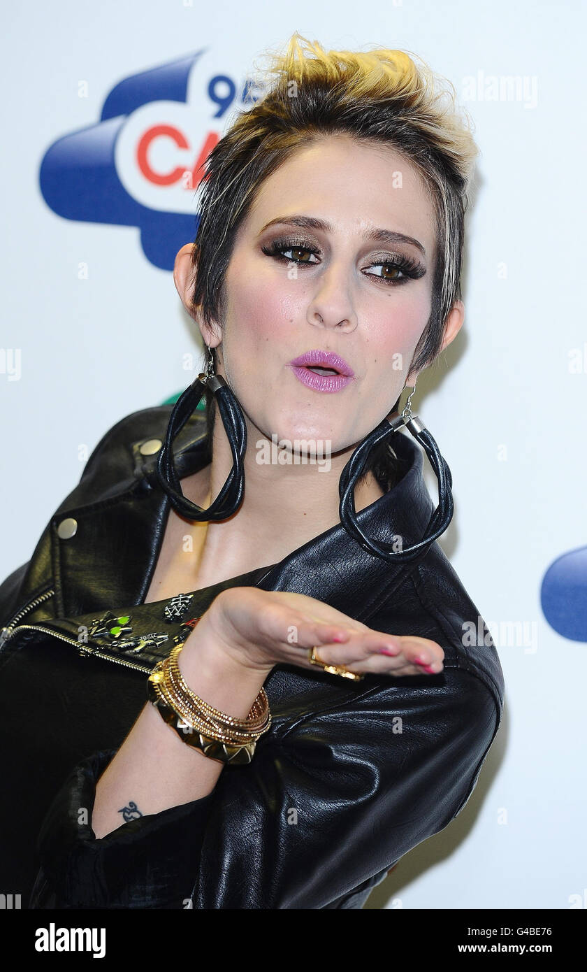 Dev, backstage at the Capital FM Summertime Ball at Wembley Stadium in ...