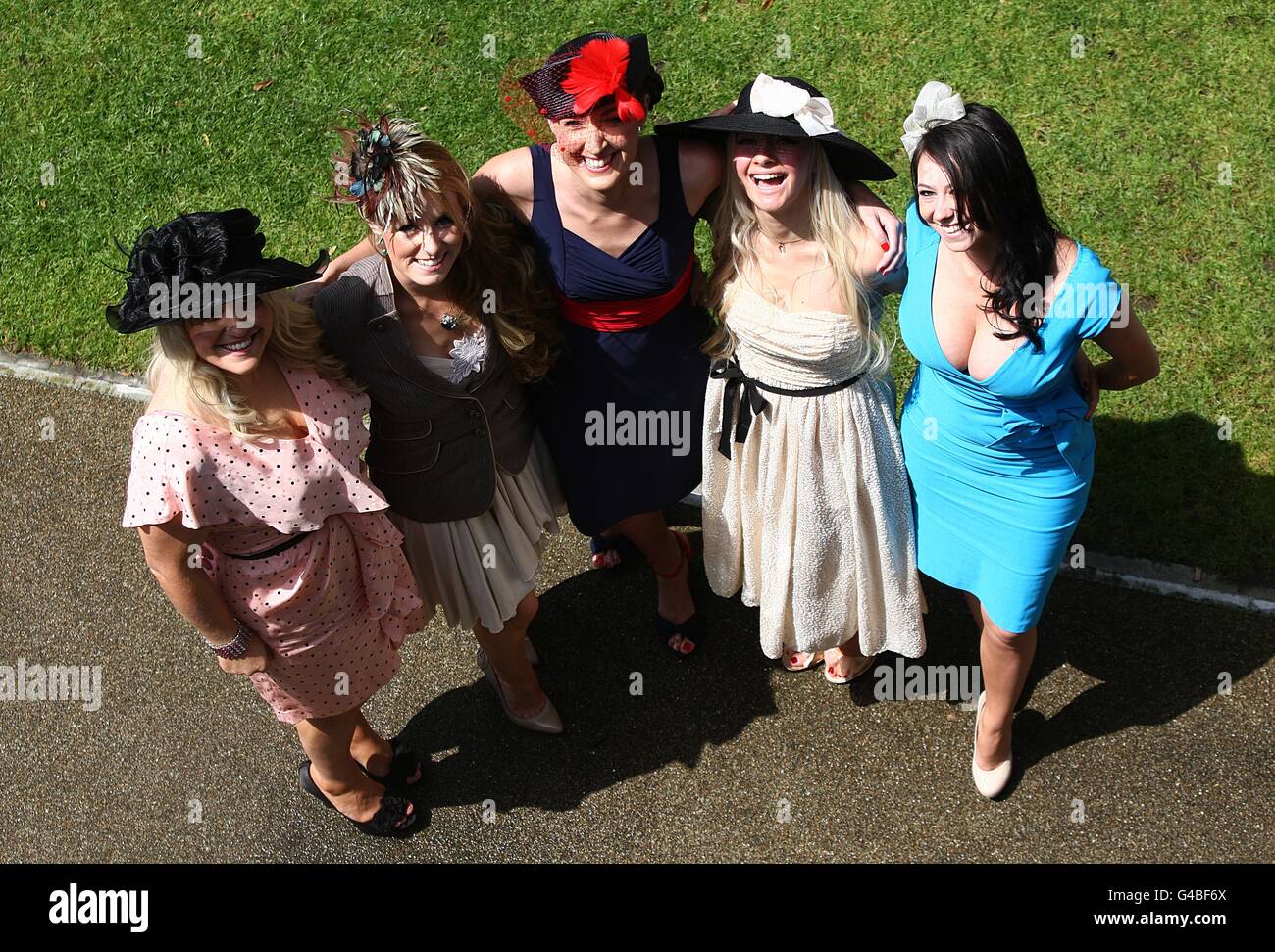 Female racegoers during Day Three of the 2011 Royal Ascot Meeting Stock ...