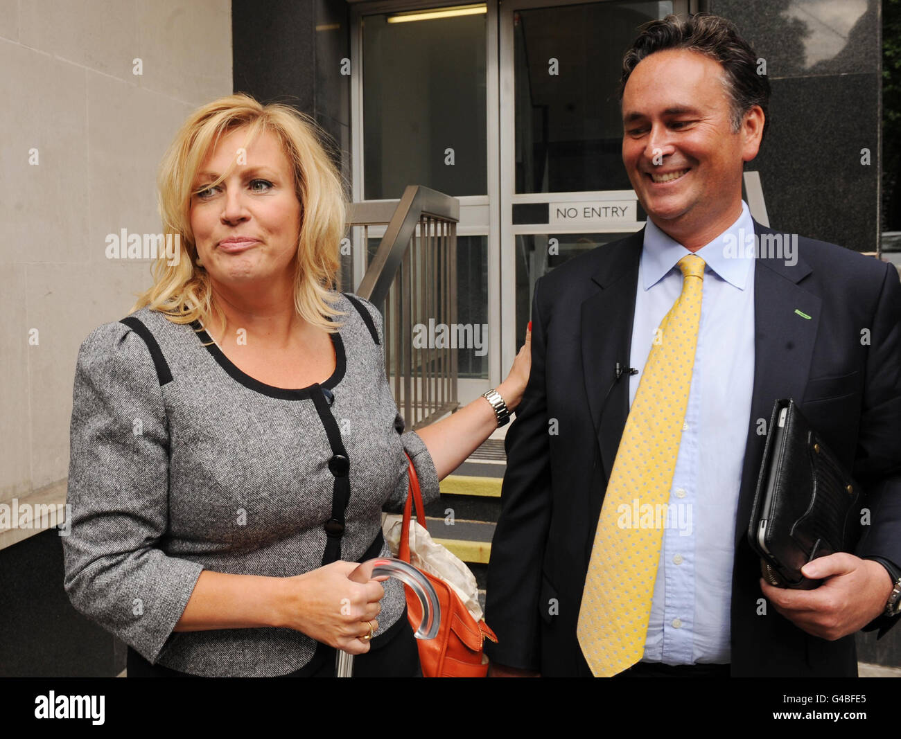 Leena and Ian Puddick outside City of Westminster Magistrates Court ...