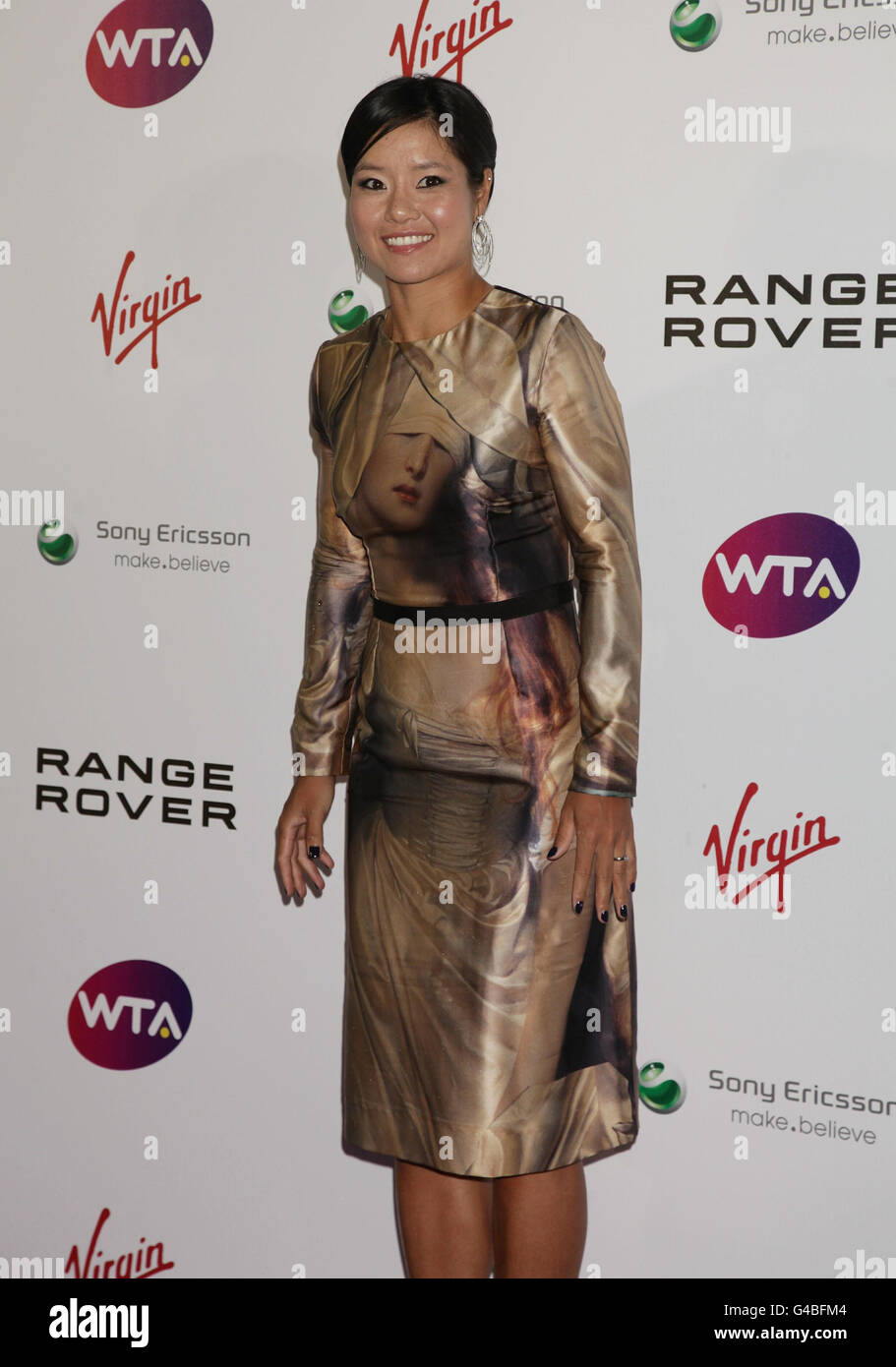 French Open Champion Li Na arrives for the Women's Tennis association ...