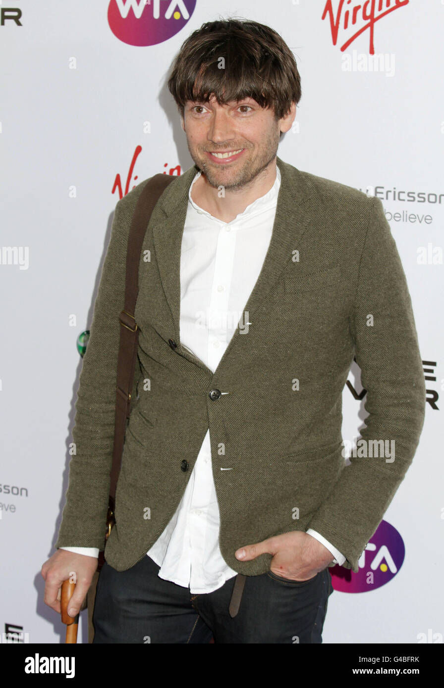 Alex James of Blur arriving for the Pre-Wimbledon Party at The Roof ...