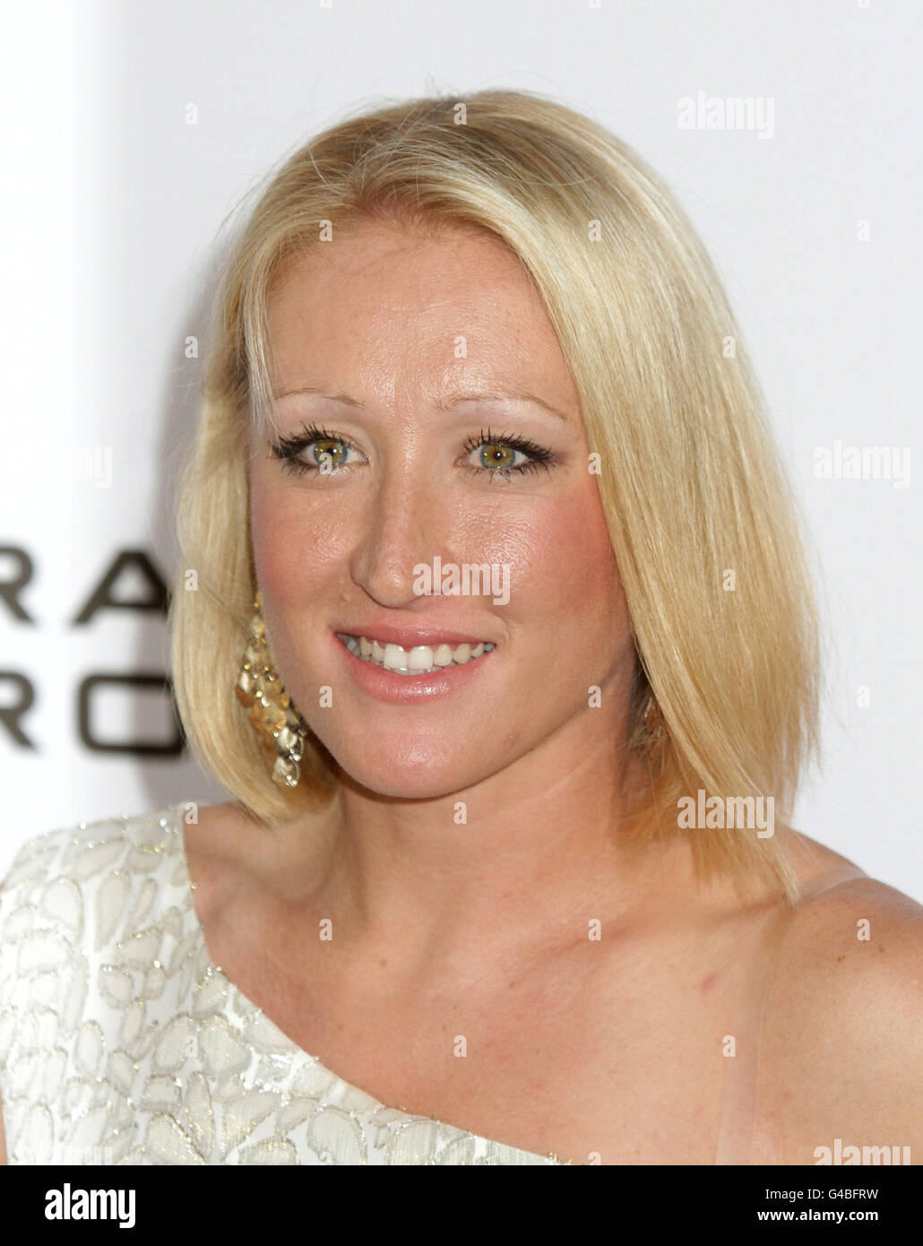 Elena Baltacha arriving for the Pre-Wimbledon Party at The Roof Gardens ...