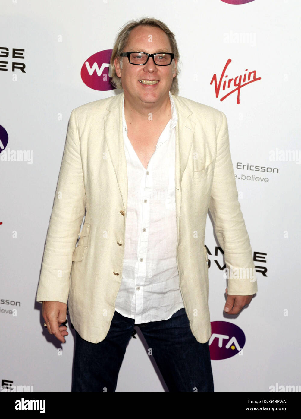 Vic Reeves arriving for the Pre-Wimbledon Party at The Roof Gardens, in ...