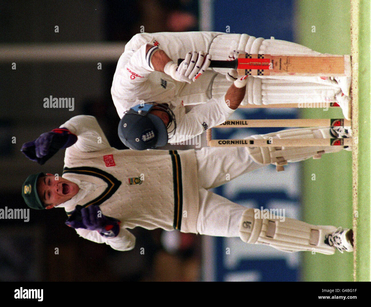 CRICKET/Hussain out 1 Stock Photo - Alamy