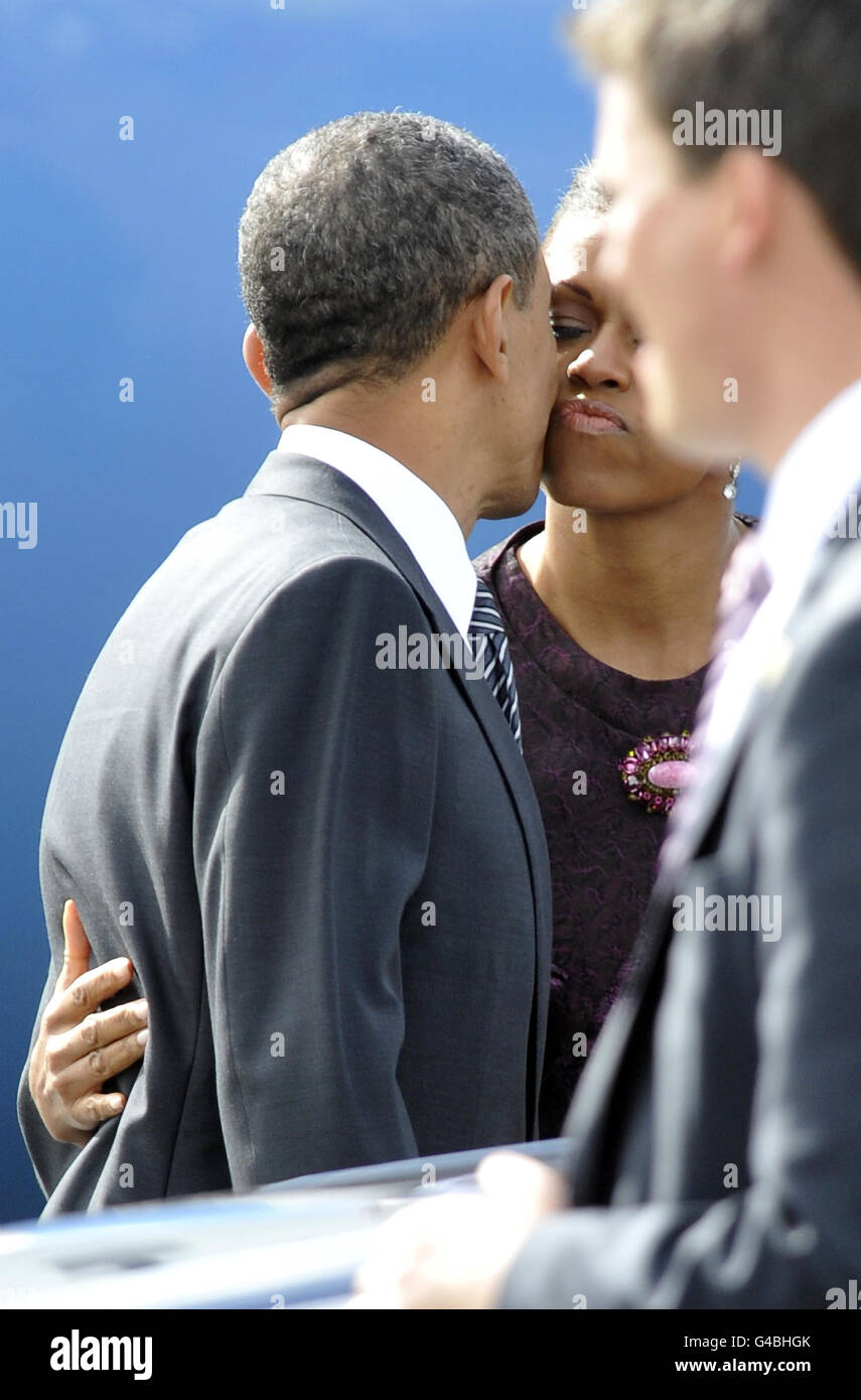 President Obama state visit to UK- Day Three Stock Photo - Alamy