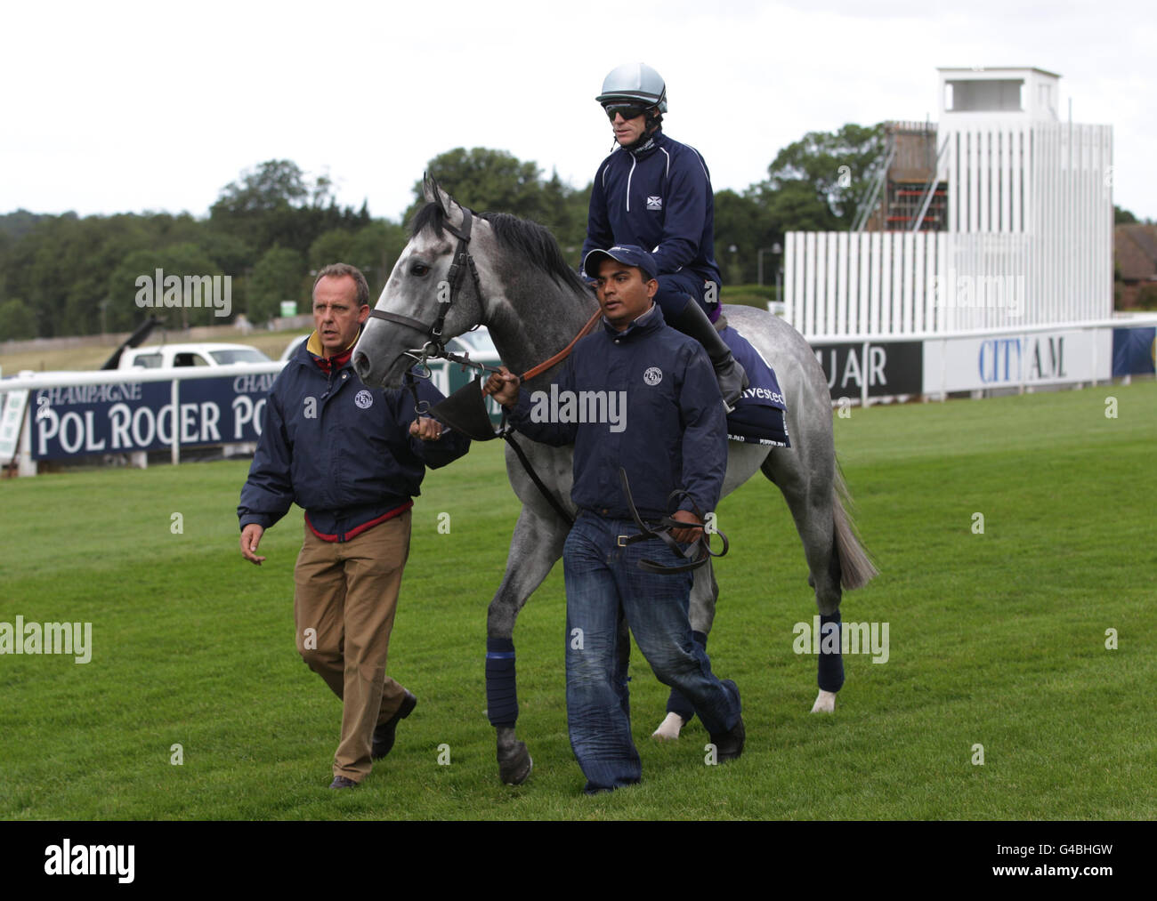 Horse Racing - Breakfast with the Stars - Epsom Stock Photo - Alamy