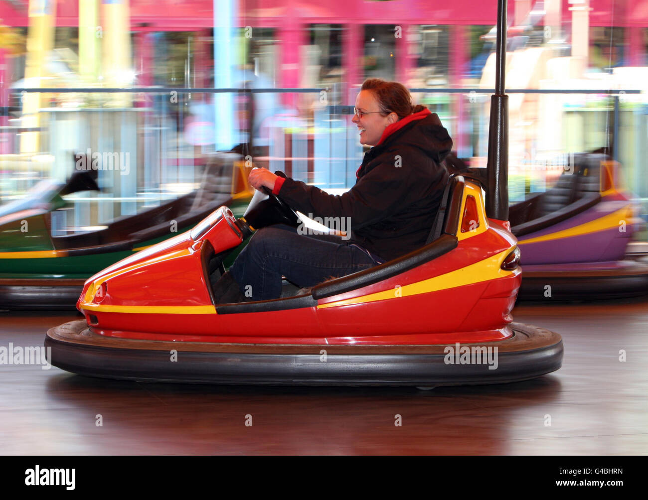 Longest Dodgem Car Marathon Stock Photo - Alamy