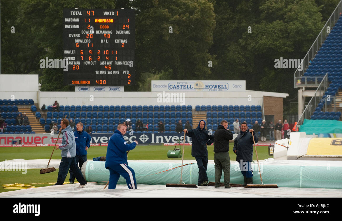 Cricket - npower First Test - Day Three - England v Sri Lanka - SWALEC ...