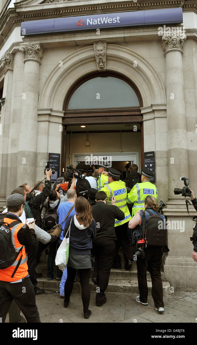 UK Uncut protest Stock Photo - Alamy