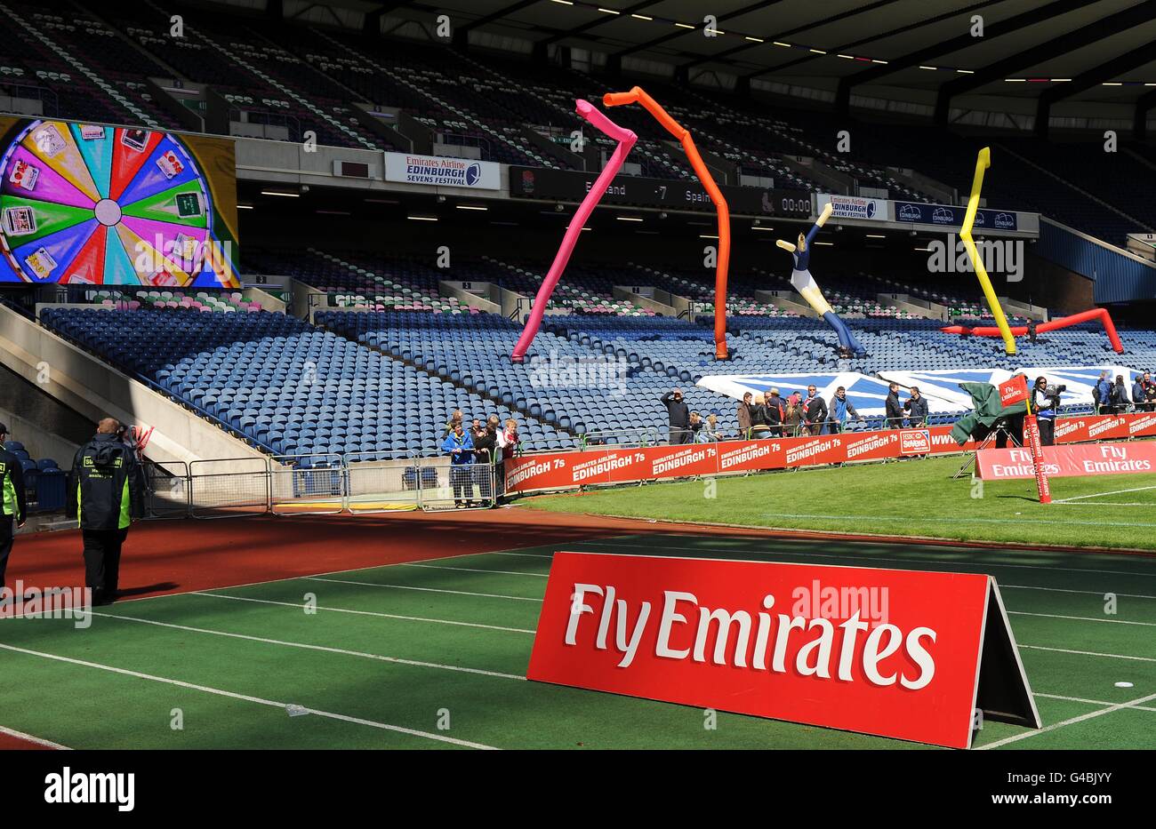 Half time entertainment emirates airline edinburgh sevens murrayfield ...